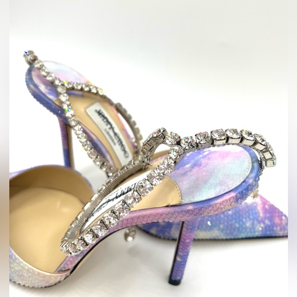 Jimmy Choo | Shoes | Jimmy Choo Saeda 0mm Unicorn Hotfix Pumps | Poshmark